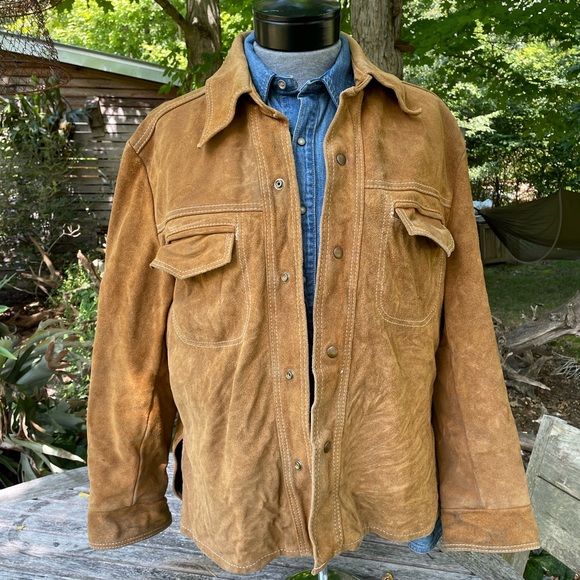 Sears | Jackets & Coats | Vintage Sears Leather Shop Jacket Suede ...